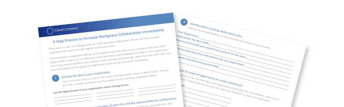 5 Step Process to Increase Workplace Collaboration | ClearCompany