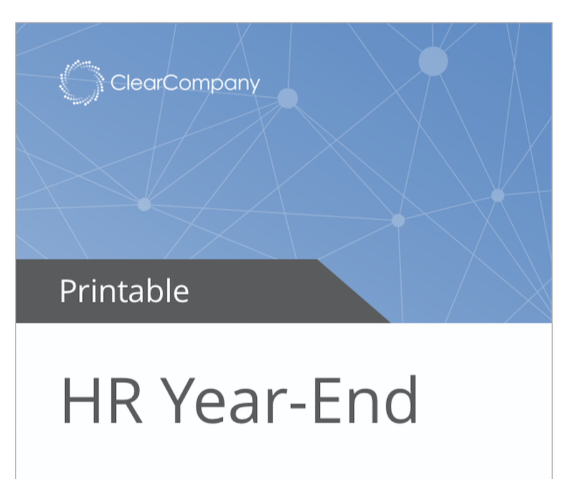 Quick HR Year-End Checklist - Close Out The Year | ClearCompany