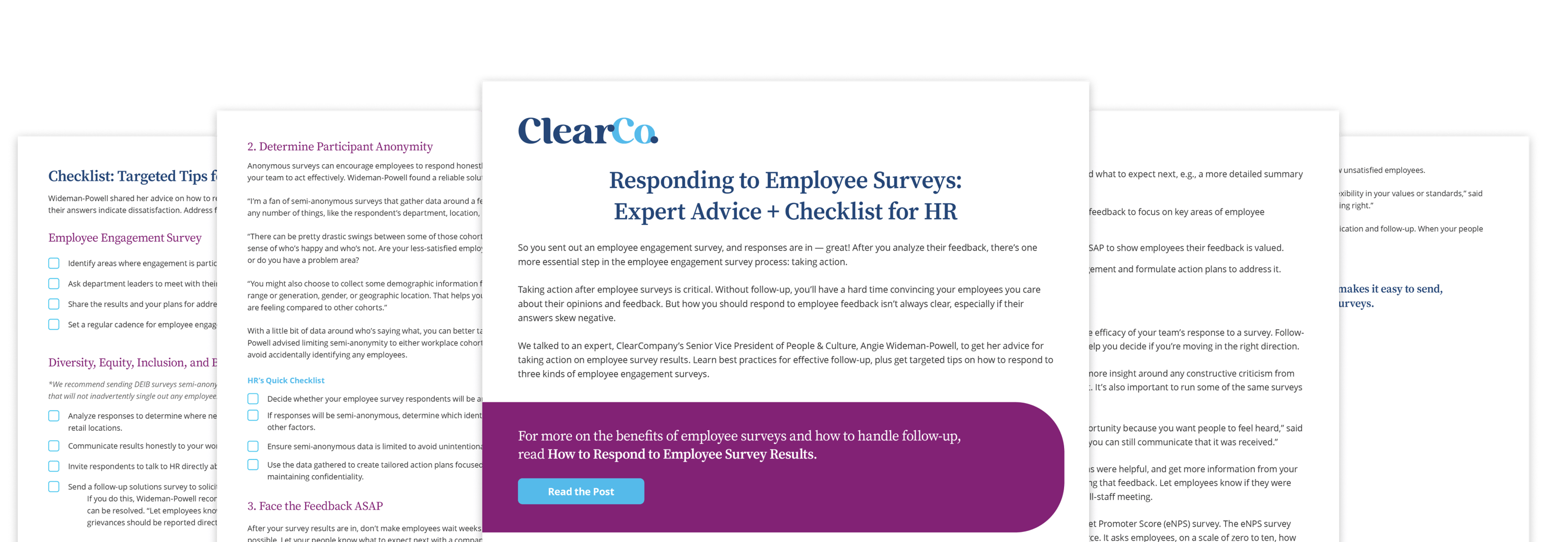 Responding to Employee Surveys: Expert Advice for HR | ClearCompany