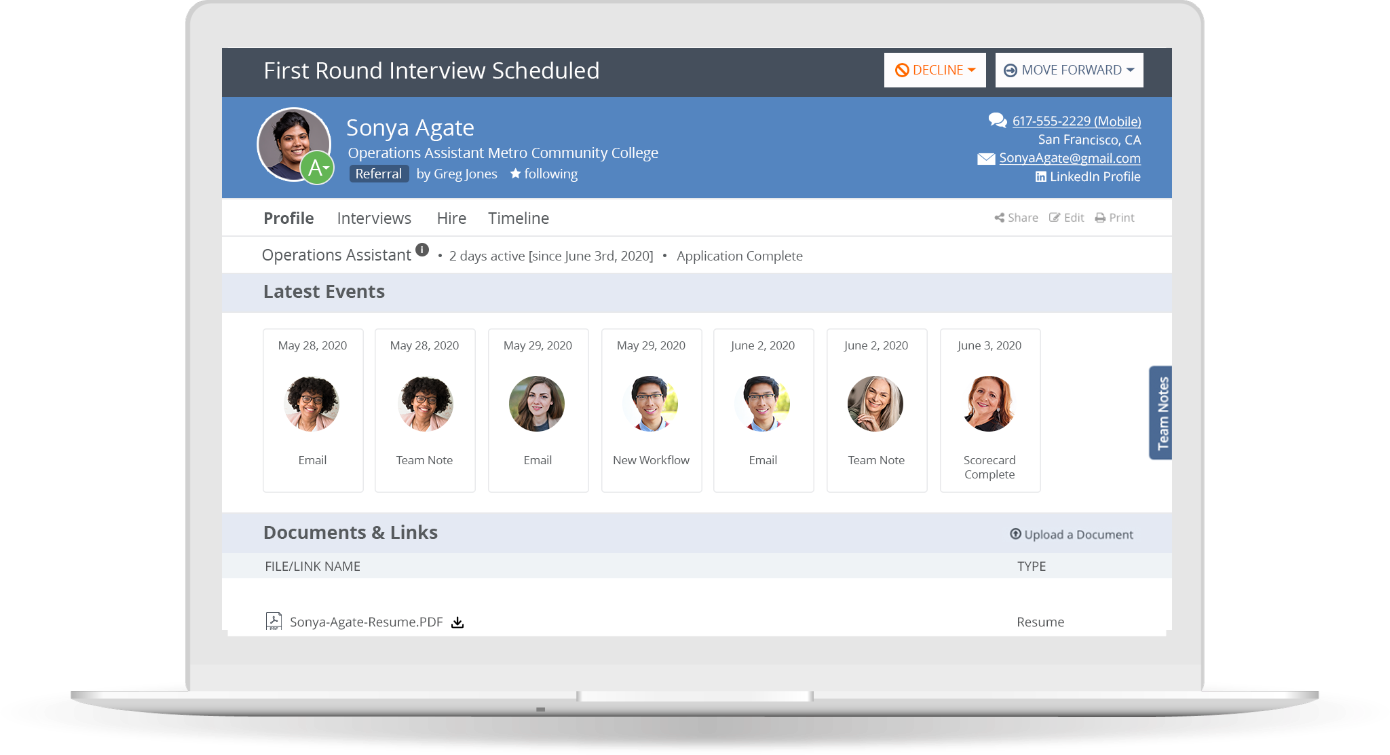 Talent Acquisition And Talent Management Software Demo Clearcompany